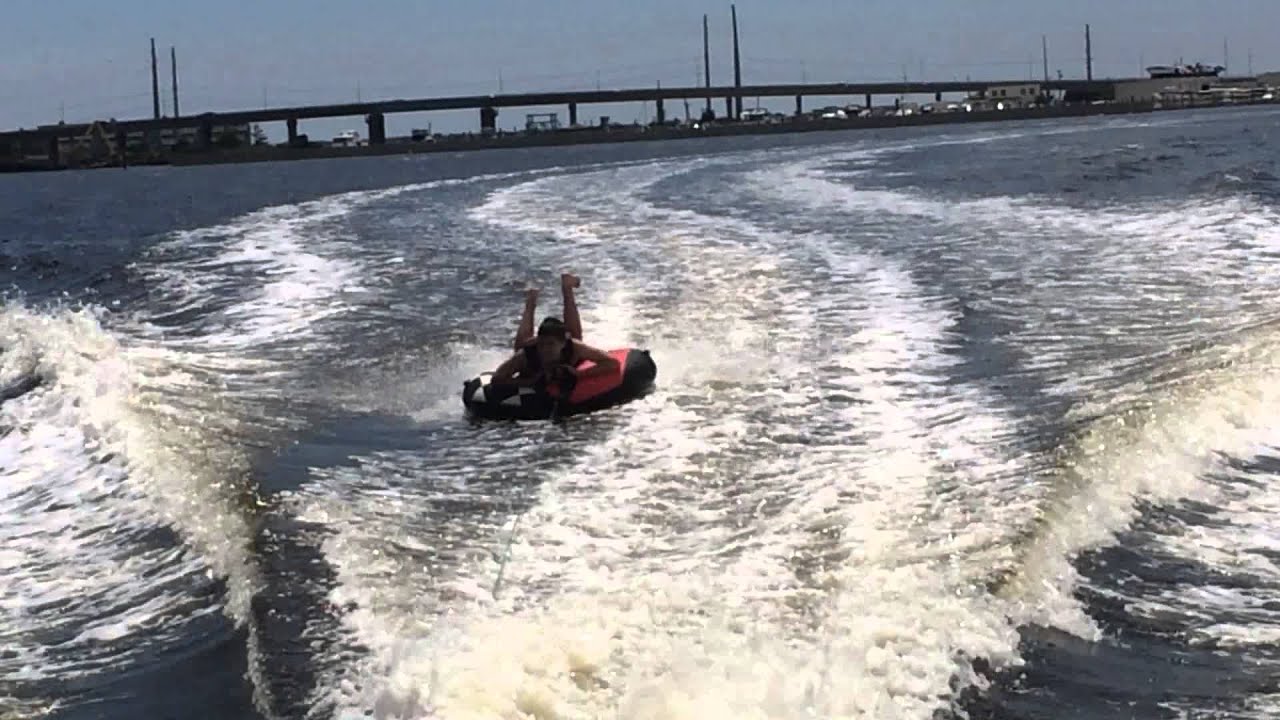 Tubing in Ocean City, NJ|Falling off the Tube! - YouTube
