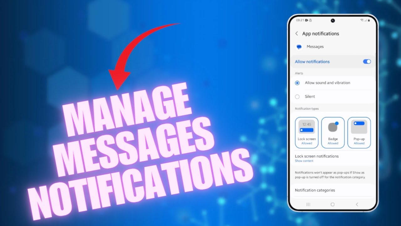 Managing Message Notifications on Samsung Galaxy S25 - YouTube