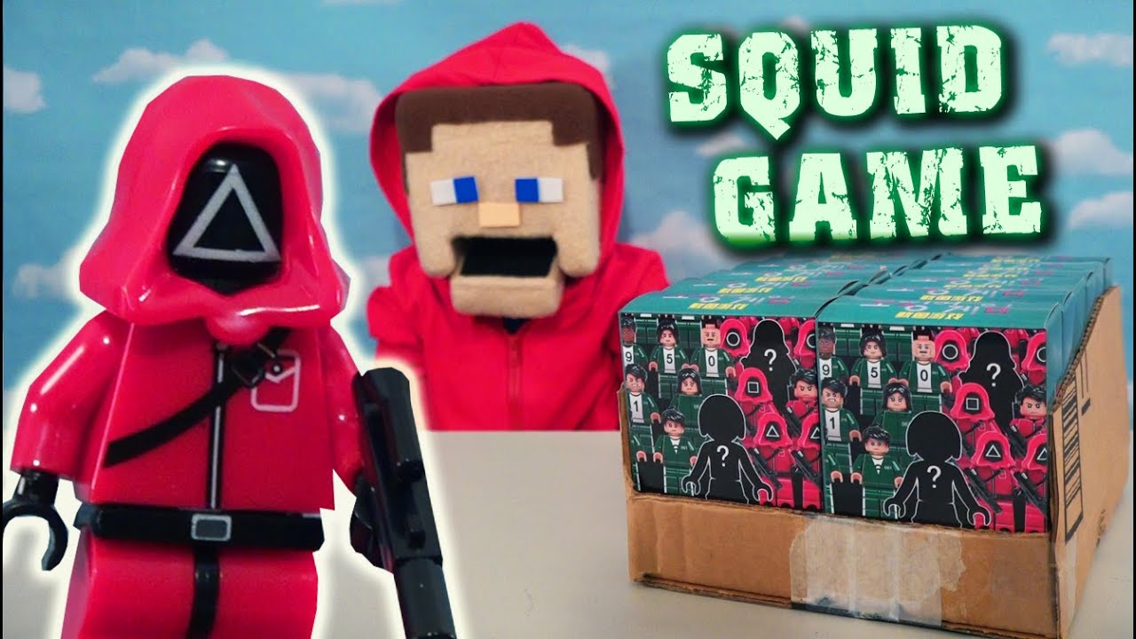SQUID GAME Blind Box LEGO Mini Figures Toys Netflix Show Unboxing ...