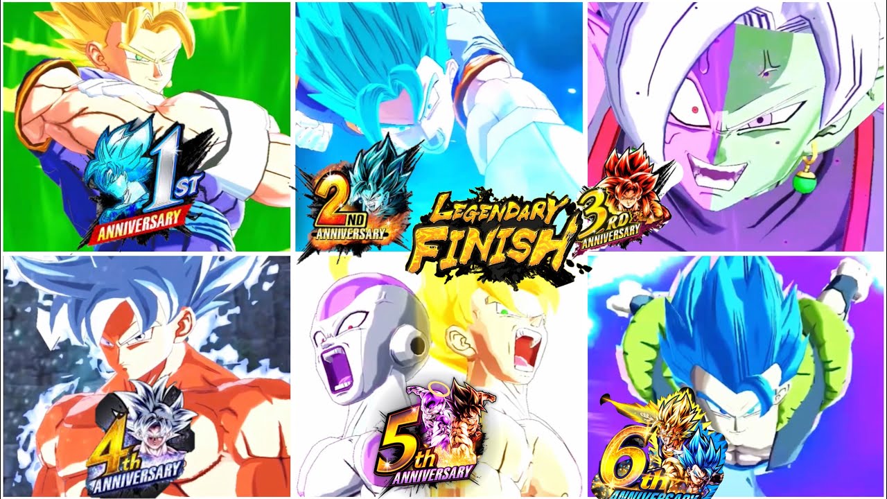 🔥EVERY LEGENDS ANNIVERSARY CHARACTERS LEGENDARY FINISH ANIMATION IN ...