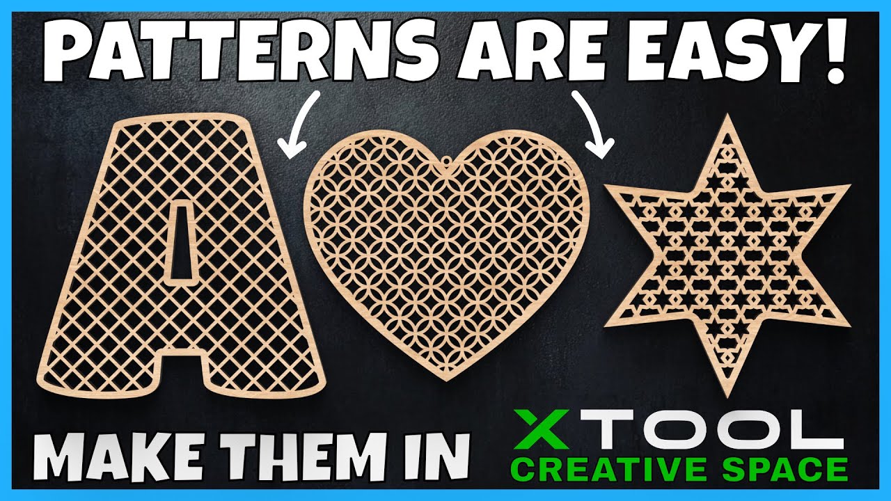 CREATE Amazing Patterns in XTool NOW - XCS 2.0 Tutorial - YouTube