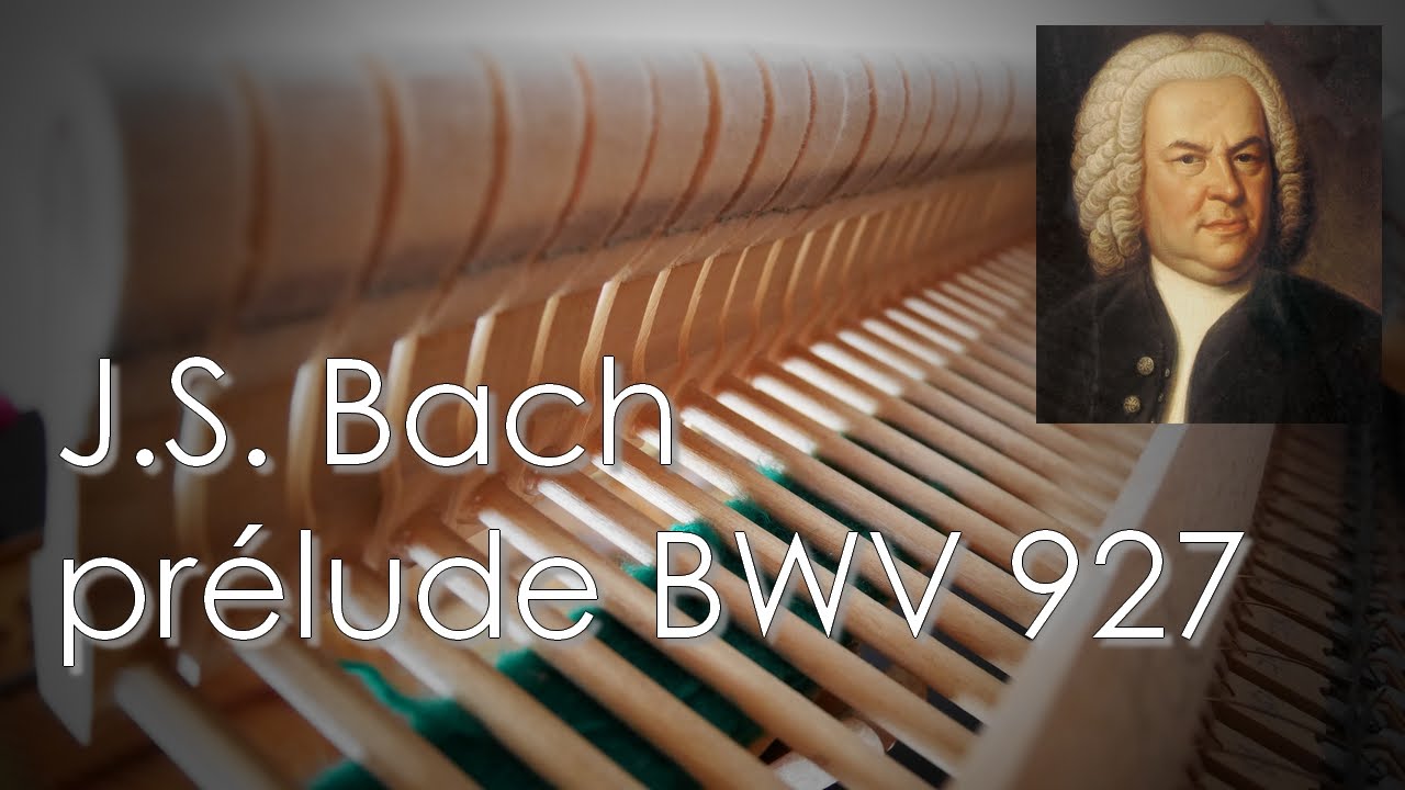 J.S. Bach, Prélude BWV 927 par Nicolas Reulier - YouTube