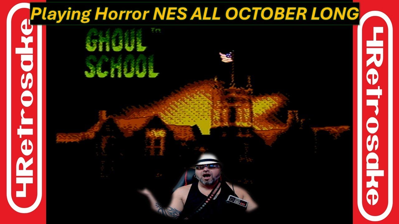 HORROR #72 GHOUL SCHOOL / Playing 600 PLUS NES Collection - YouTube