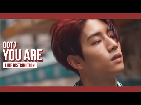 GOT7 - You Are Line Distribution (Color Coded) | 갓세븐