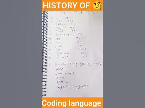 coding with boy channel history of coding language beginning coding language start || - YouTube