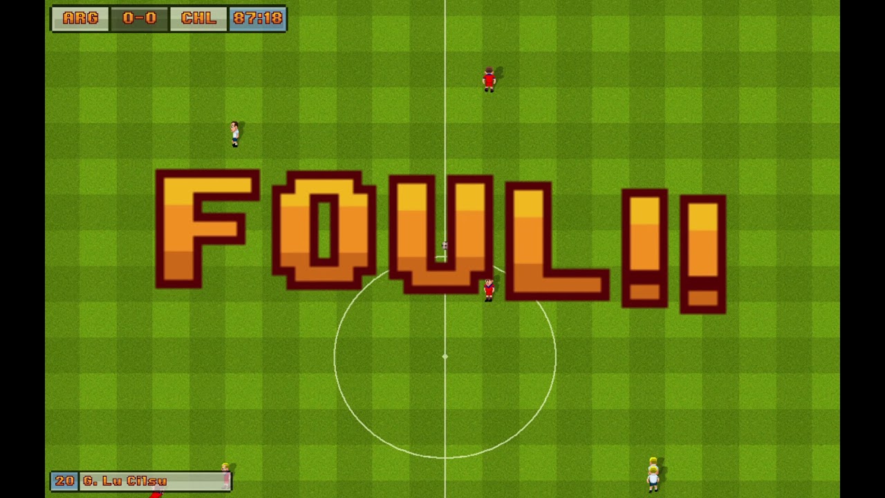 16 Bit Soccer Gameplay (PC Game) - YouTube