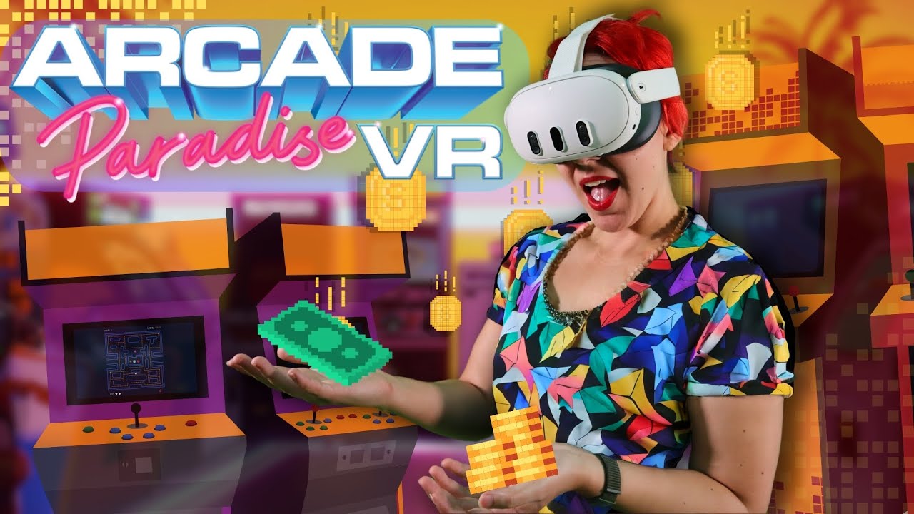 Arcade Paradise VR: Manage Your Own 90s Arcade in Virtual Reality - YouTube