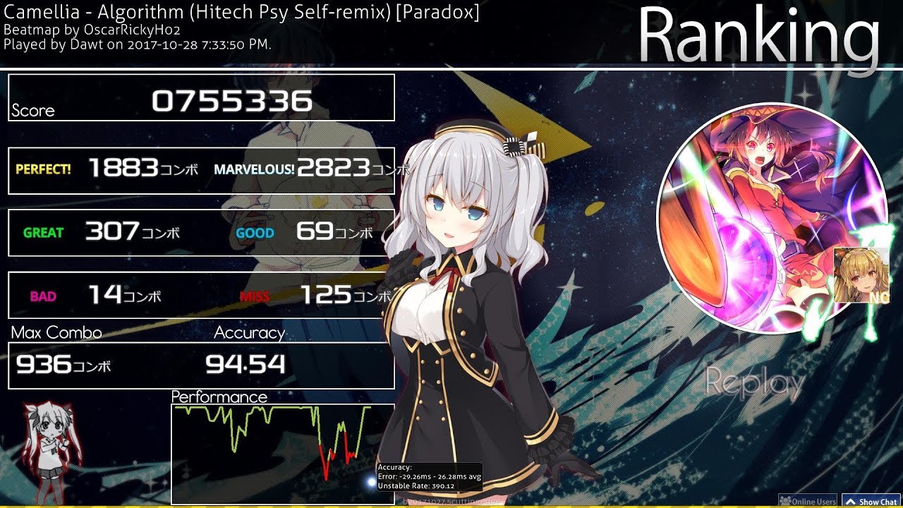 osu!mania Camellia - Algorithm (Hitech Psy Self-remix) [Paradox] + NC ...