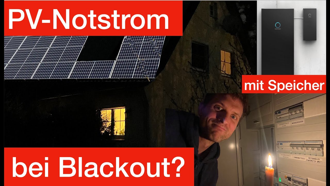 Photovoltaik mit Stromspeicher - automatische Notstrom-Versorgung im ...