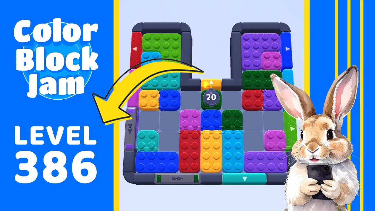 Color Block Jam Level 386 Solution Walkthrough - YouTube