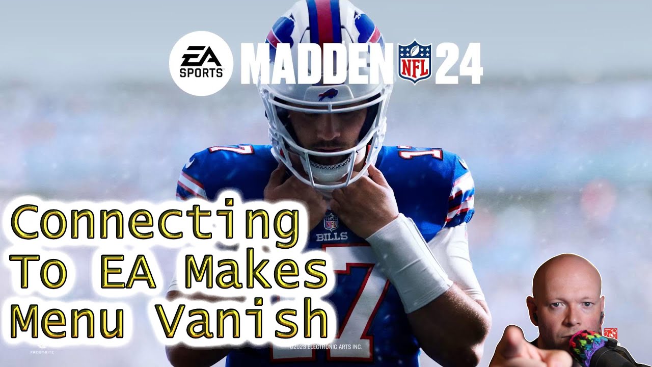 Madden NFL 24 Signing In To EA Makes The Menu Vanish - YouTube