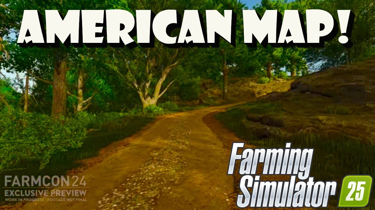 A DEEP DIVE INTO THE AMERICAN MAP PREVIEW FARMING SIMULATOR 25 - YouTube