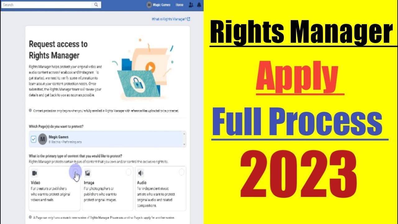 How To Apply Facebook Rights Manager 2023 | Facebook Rights Manager ...