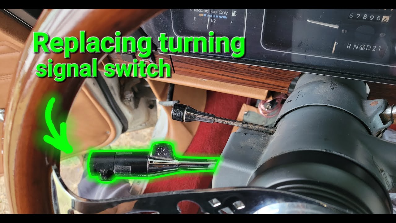 1990 Caprice How To Replace A Turning Signal Switch - YouTube