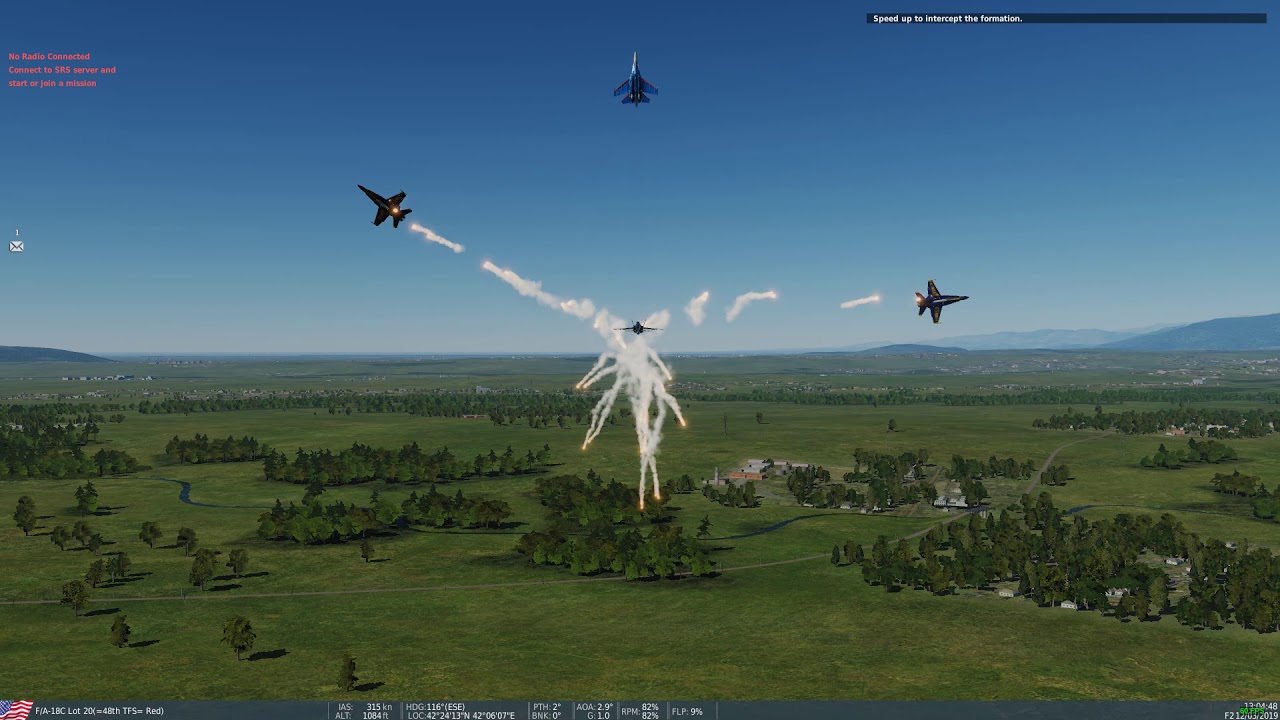 Formation flying with flare - YouTube