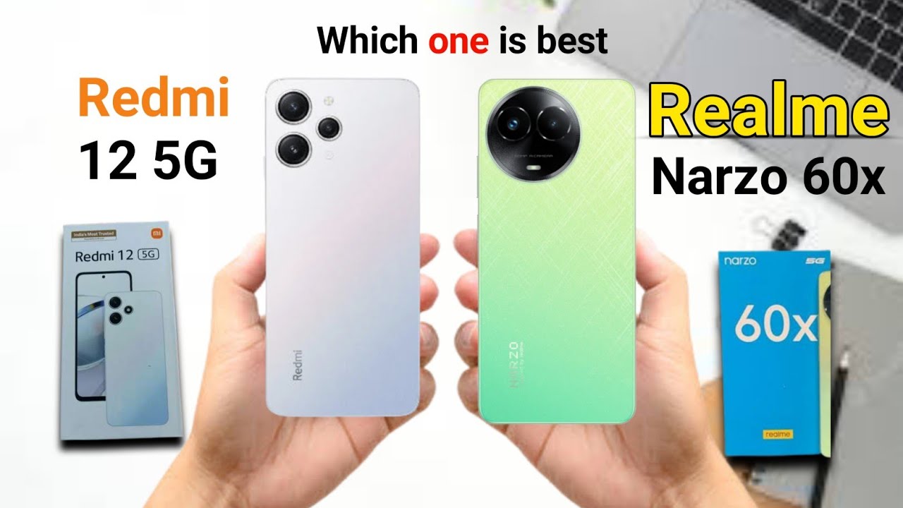 realme narzo 60x vs redmi 12 5g|| full comparison⚡ which one is best ...