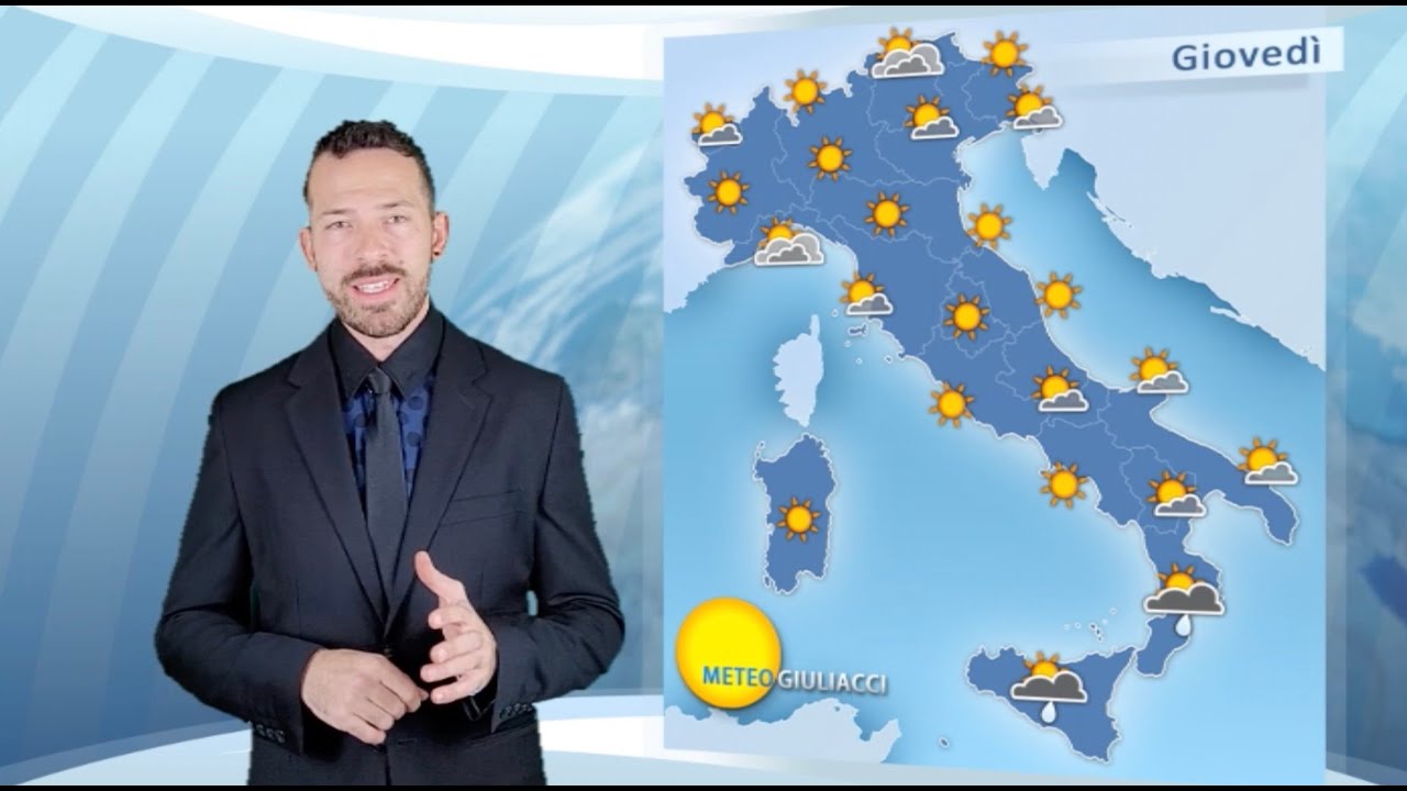 Meteo 23-24 Novembre. Tempo in graduale miglioramento - YouTube