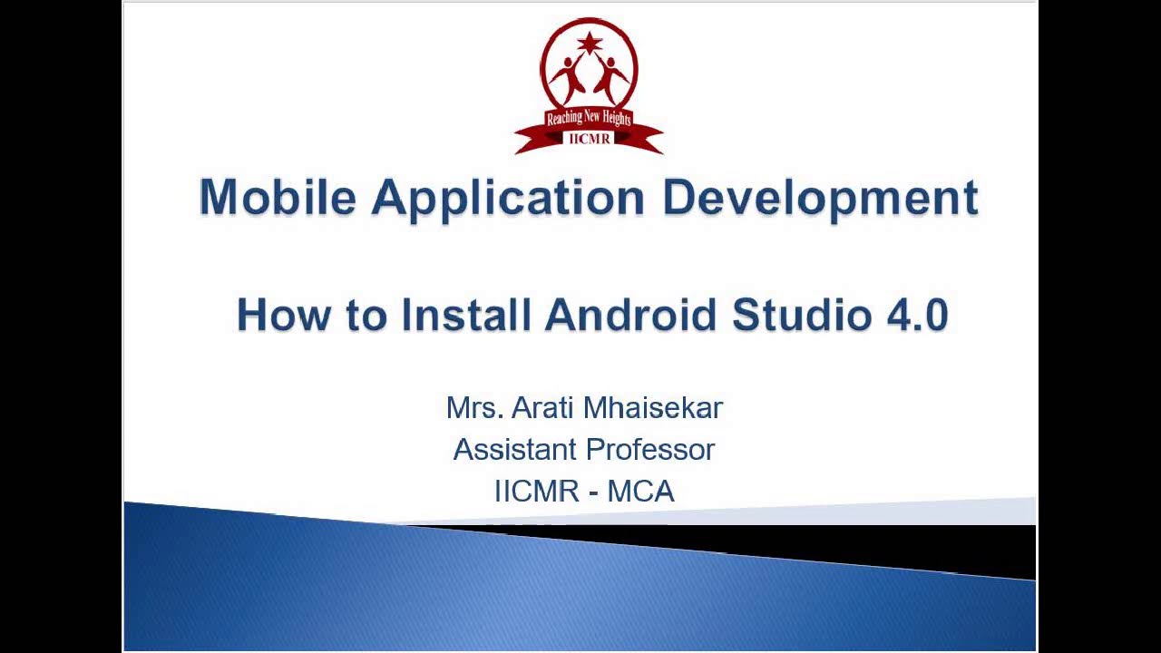 Android Studio - Part 2 - Download & install Android Studio 4 0 - YouTube