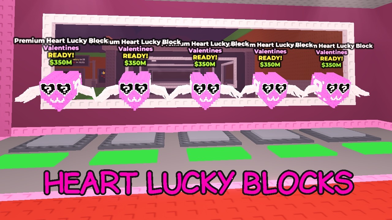 Opening 99 HEART LUCKY BLOCKS... - YouTube