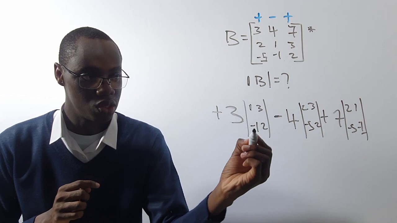 | How To Find MATRIX DETERMINANT: SHORT CUT - Cofactor Method ...