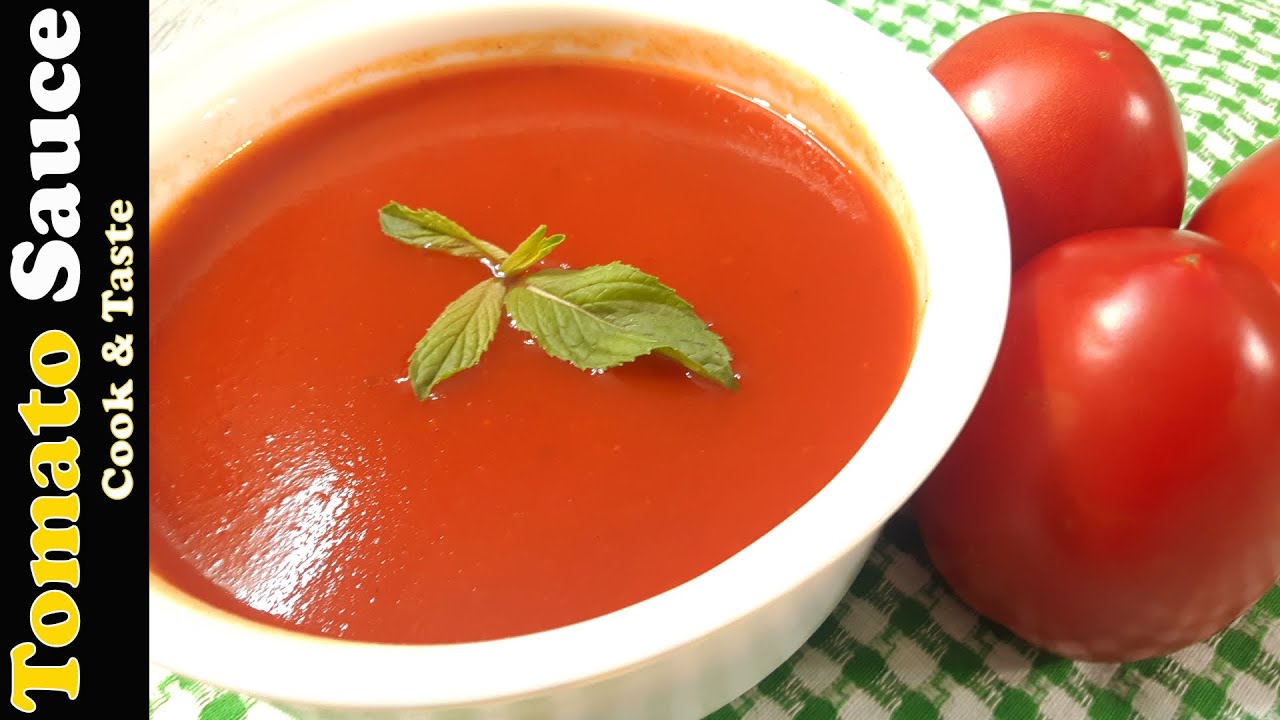 Homemade Tomato Sauce Recipe/Tomato Ketchup Recipe/Hot Spicy & Tangy ...