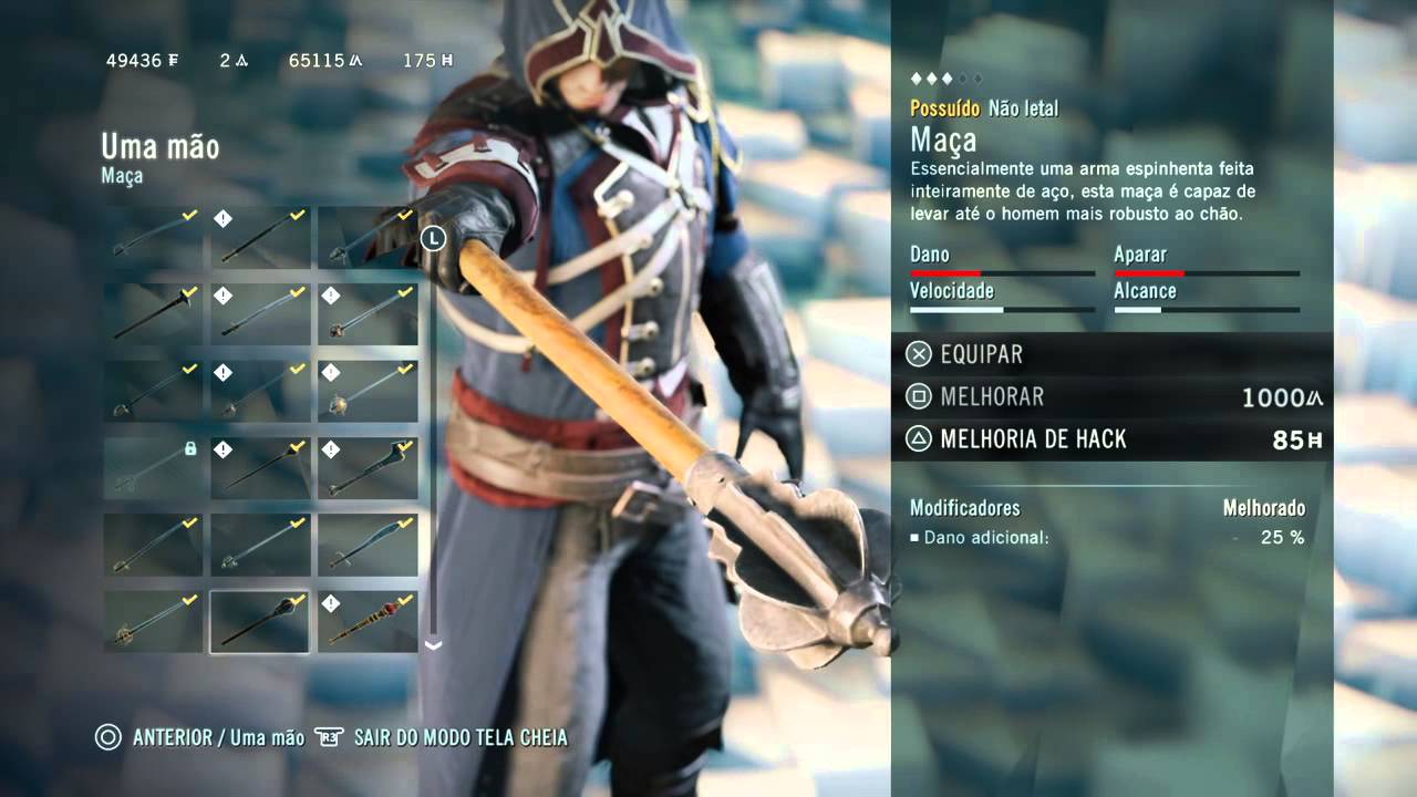 Assassin's Creed: Unity - Armas de uma mão. - YouTube