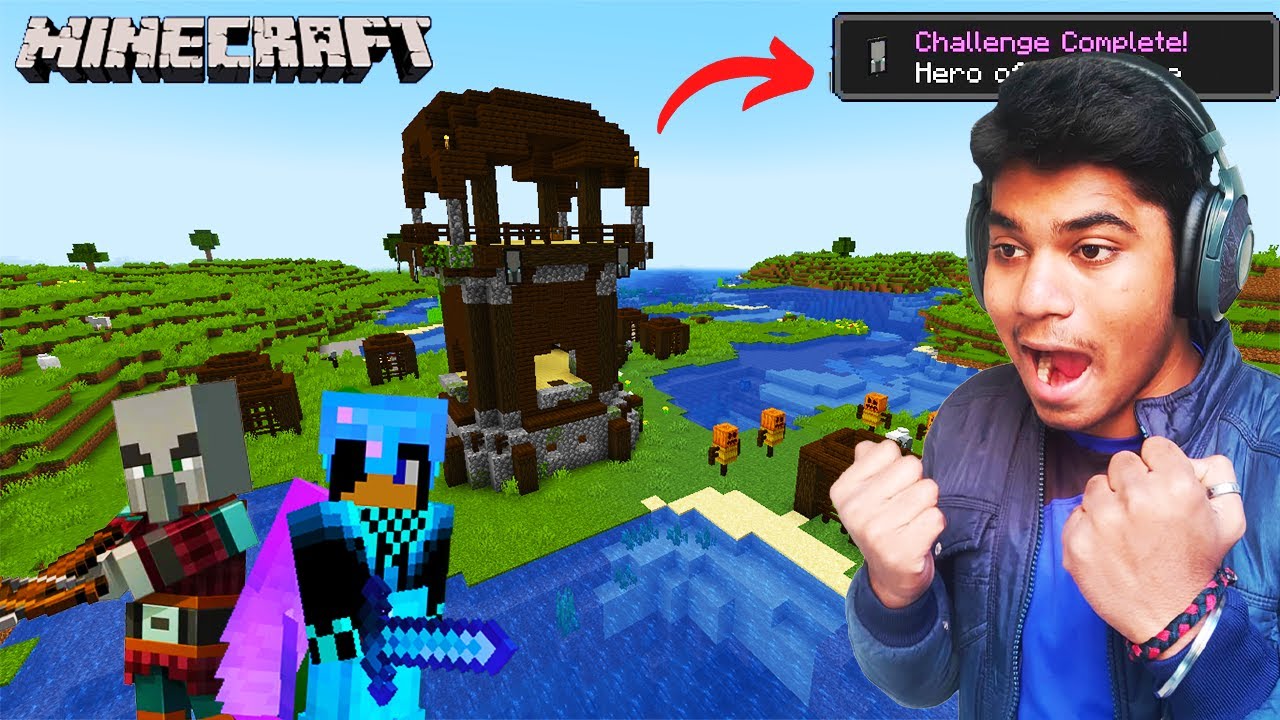 I Became the Hero of the Village - Minecraft Survival Ep-36 - YouTube