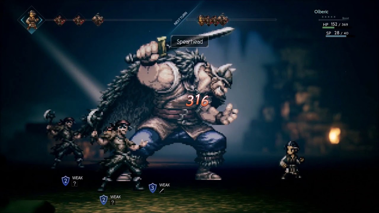 Octopath Traveler Gaston Boss Fight - YouTube