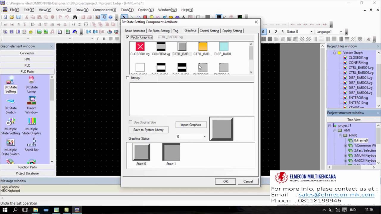 TUTORIAL PENGGUNAAN SOFTWARE HMI OMRON - YouTube