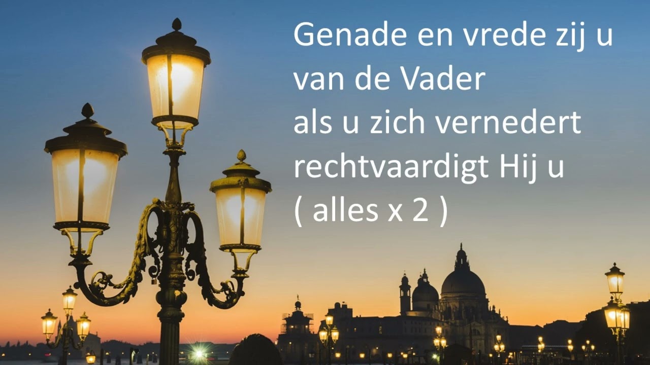 Opwekking met tekst 394 Genade en vrede - YouTube