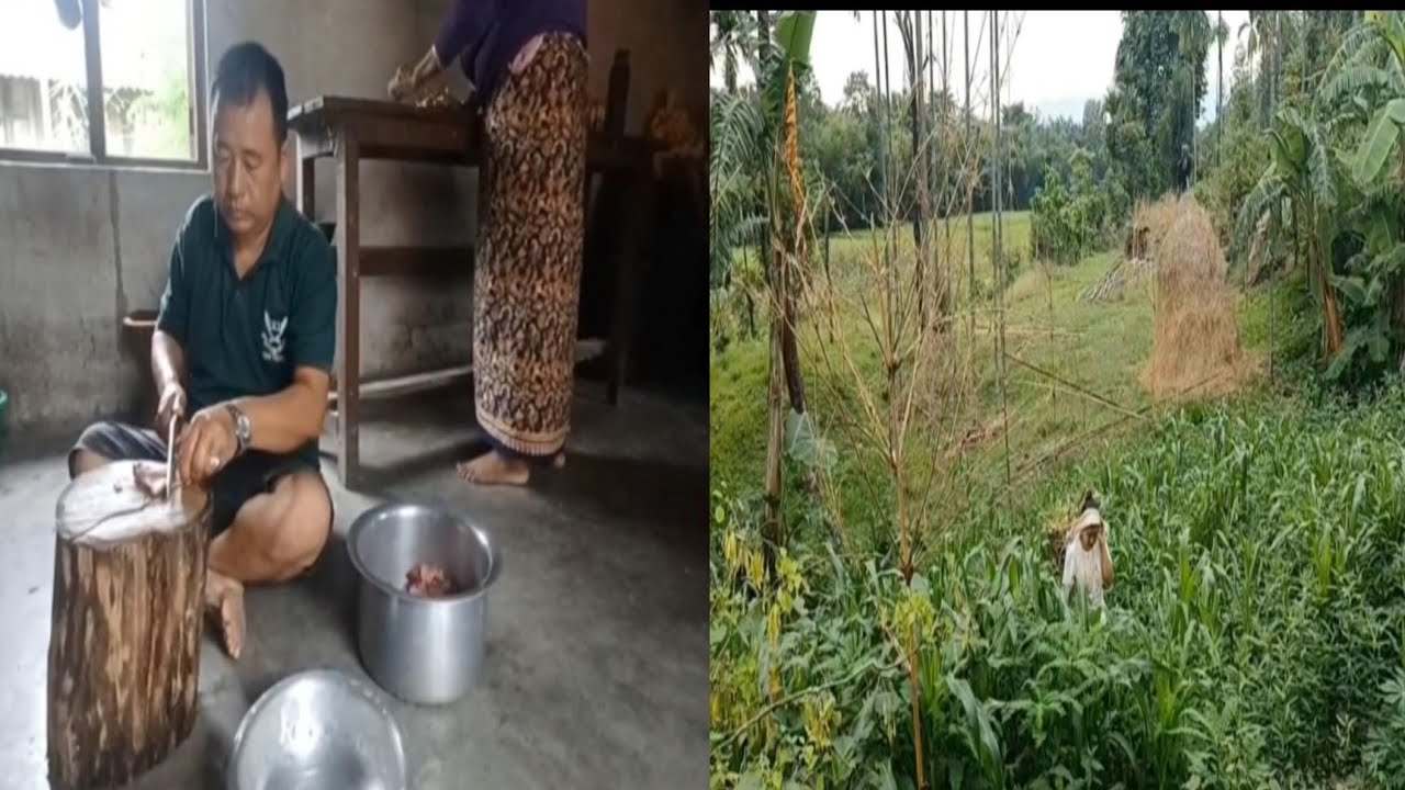 How we cook Buff Meat in Nepal||गाउँले पारामा रागाको मासु ...