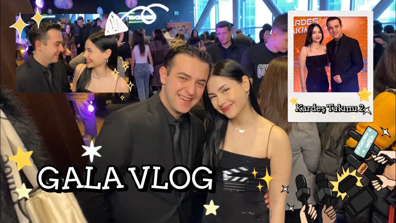 GALA VLOG 🎬 benimle hazırlanın, alışveriş, Kardeş Takımı 2’nin Galası 🫶🏻 - YouTube