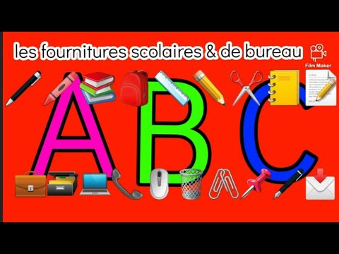 apprendre les fournitures scolaires et de bureau en français facilement ...