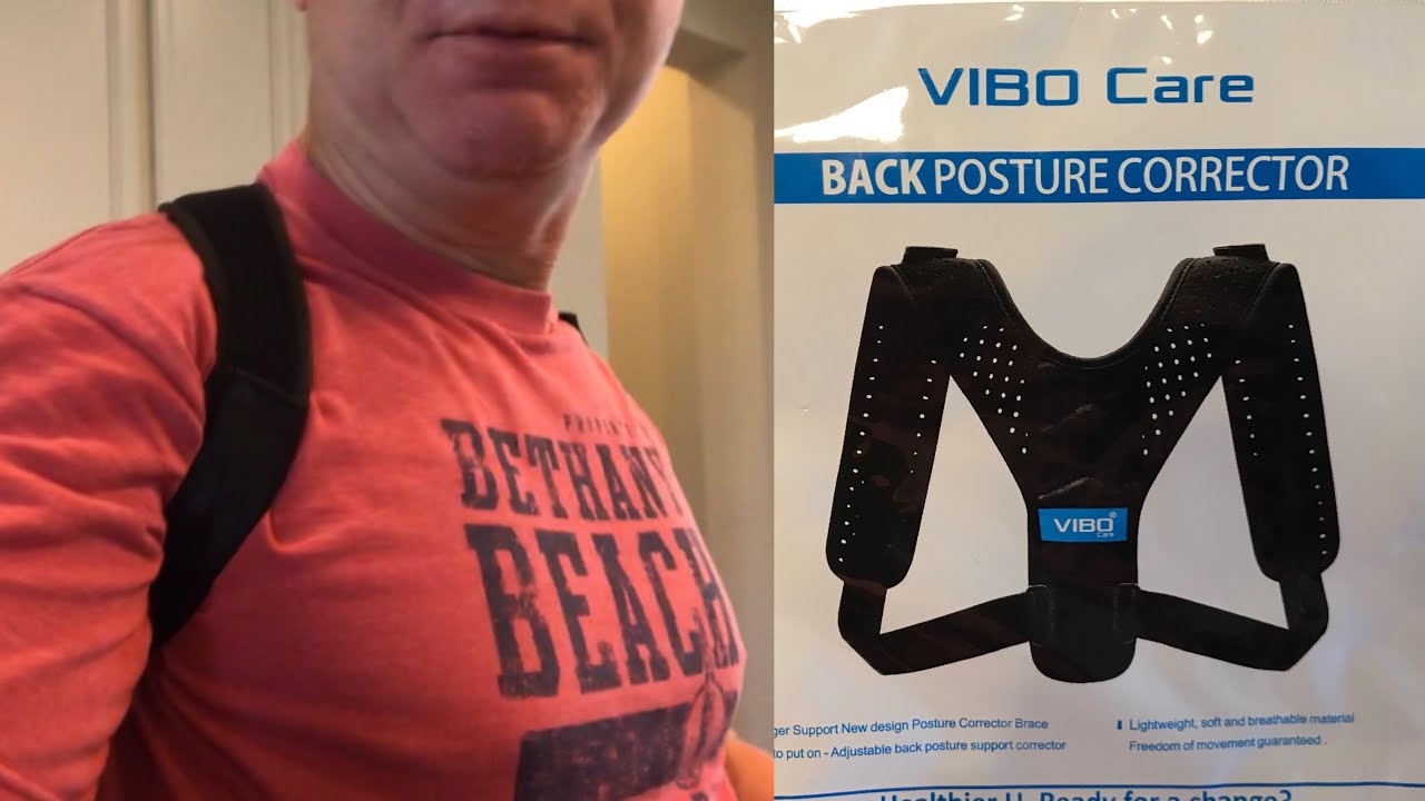 VIBO Care Back Posture Corrector Brace Review - YouTube