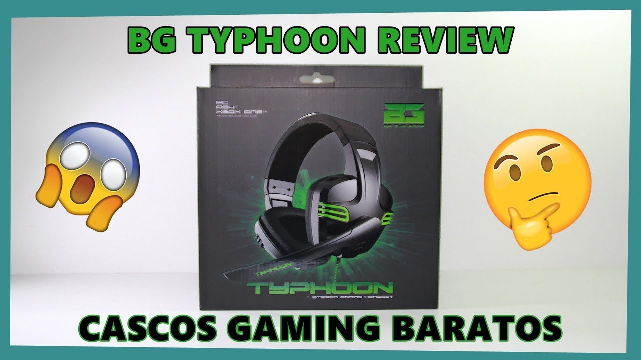 BG TYPHOON REVIEW | AURICULARES GAMING BARATOS 😱 - YouTube