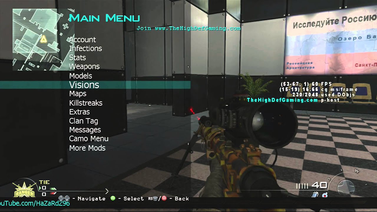 Modern Warfare 2 New Mod Menu - YouTube