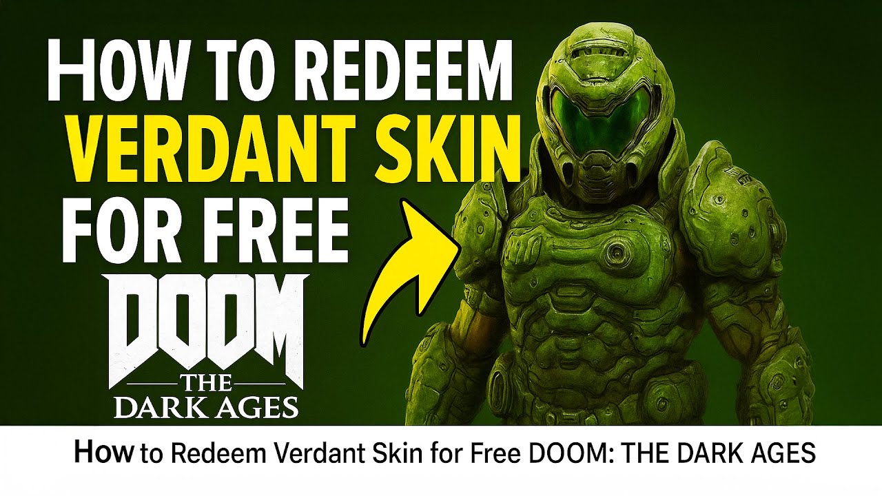 How to Redeem Verdant Skin for FREE in Doom: The Dark Ages (Step-by-Step Guide!) - YouTube