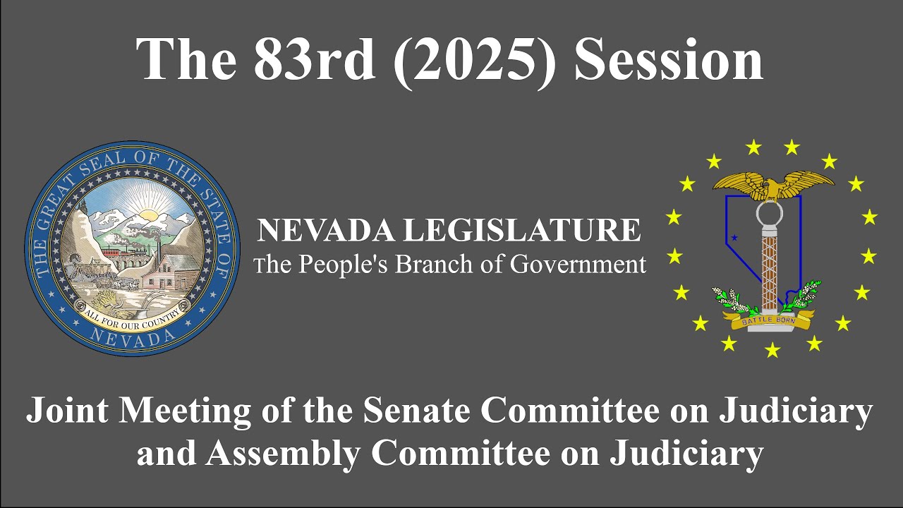 3/27/2025 - Joint Meeting of the Senate Committee on Judiciary and ...