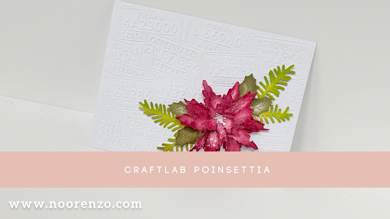 Creative CraftLab by Studio Light Poinsettia stans door Jolanda - YouTube