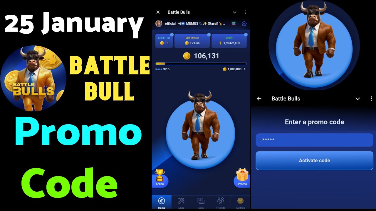 Today Battle bulls promo code | New Battle bulls promo code | 26 Jan ...