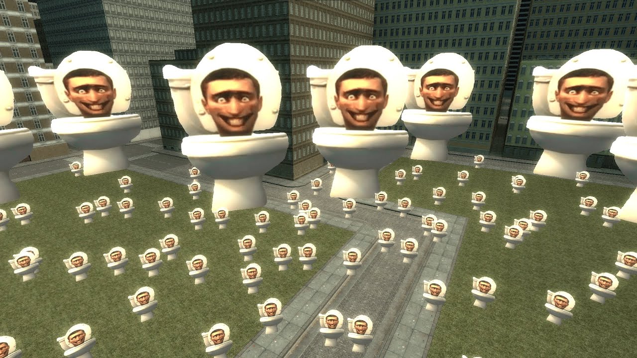 Trying To Escape Skibidi Toilet Horde Nextbot in Gmod! - YouTube