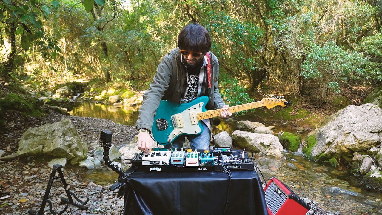 Ambient Guitar Tones || Outdoor Music || Morning Streamside Drone In ...