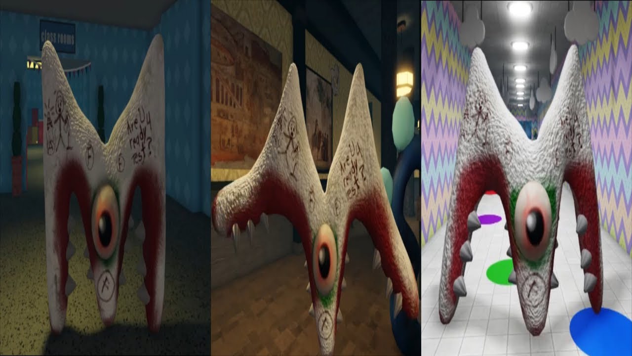 ABC Lore M Morph Jumpscare in All Chapter (1,2,3) - YouTube