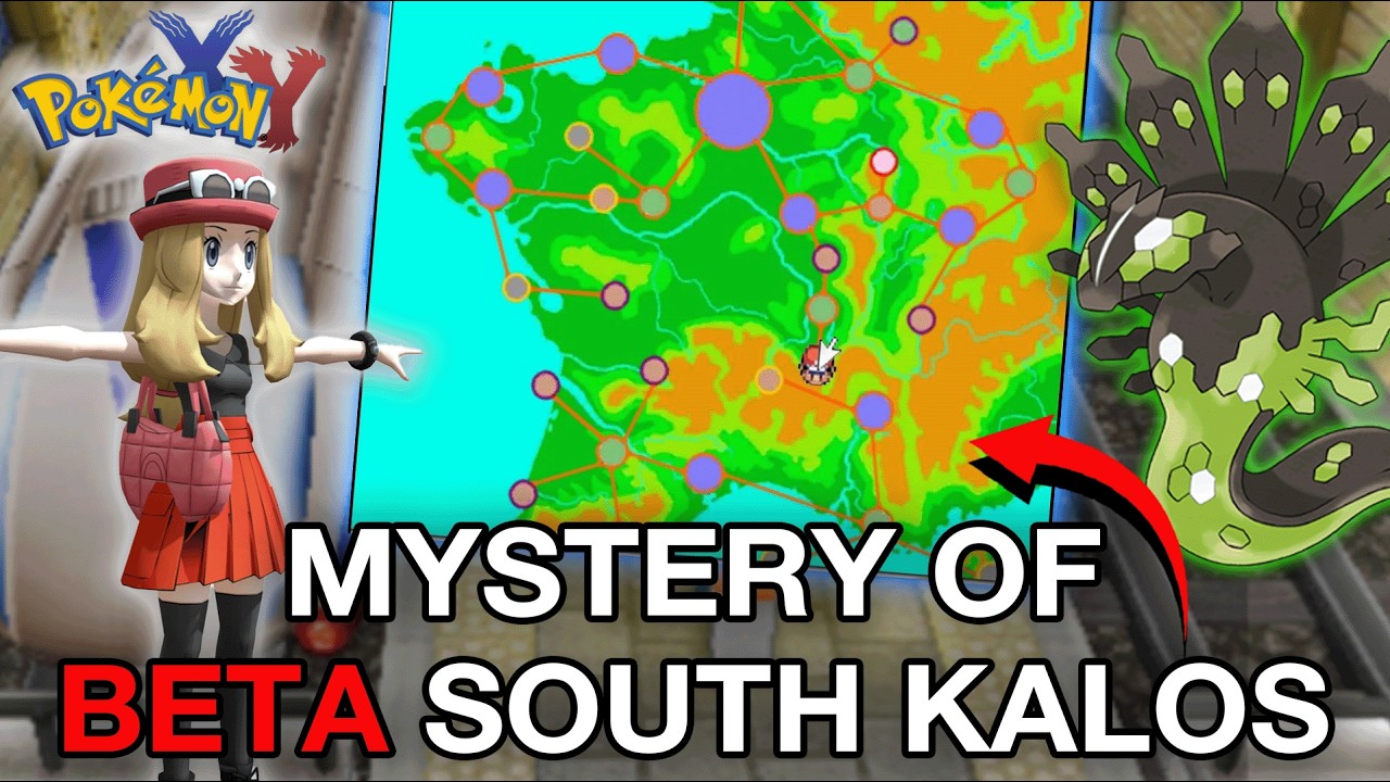 Mystery of Beta South Kalos of Pokemon X & Y | Cut Content - YouTube