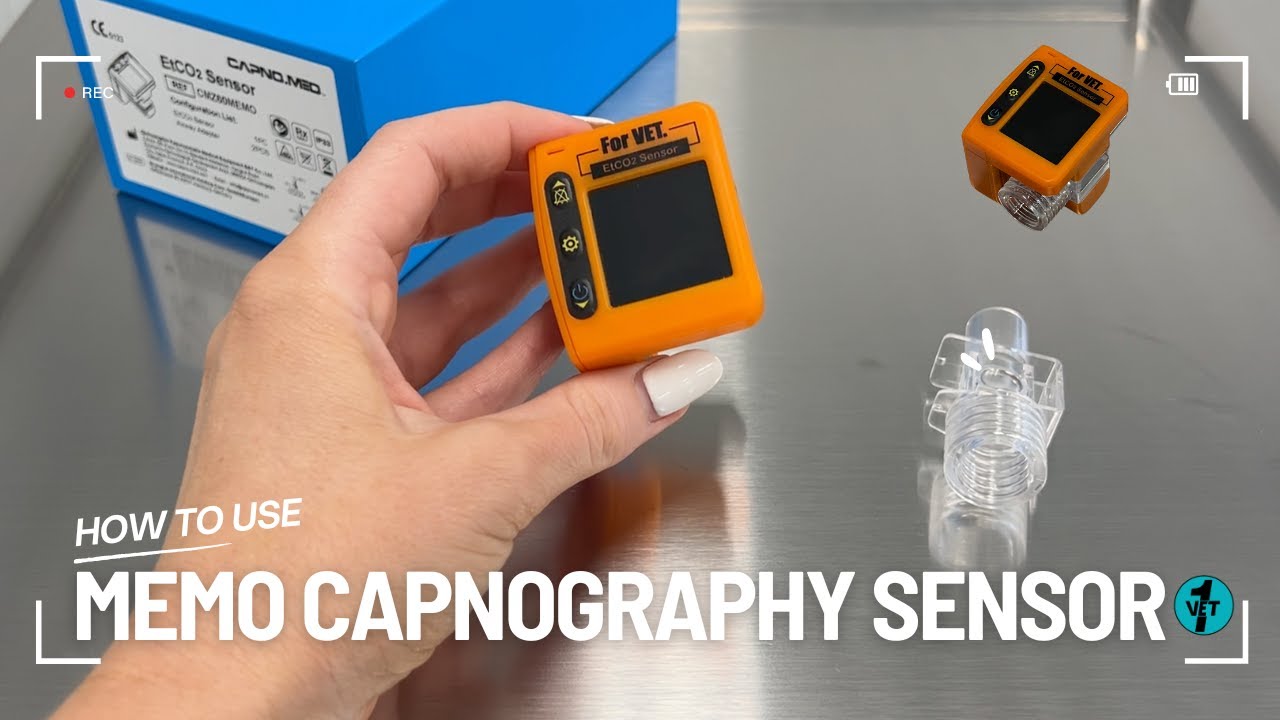 How to use a Veterinary Memo Capnography Sensor 👩‍⚕️🐾 - YouTube