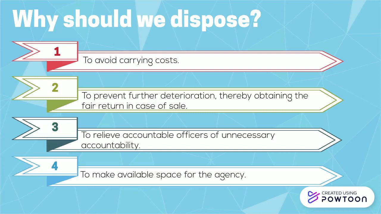 DISPOSAL OF GOVERNMENT PROPERTY - YouTube