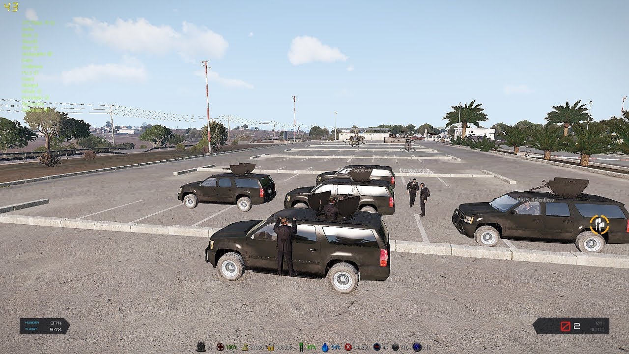 Arma 3 - CIA MISSION, Black SUV's - YouTube