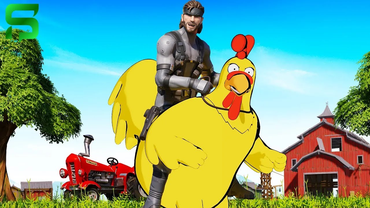 Solid Snake & Ernie The Giant Chicken become BEST FRIENDS.. Fortnite ...