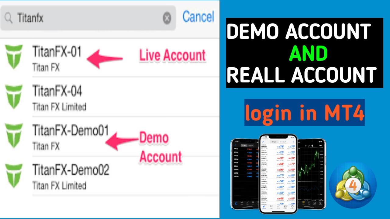 How to MT4 Demo Account and mt4 Real Account Login in Mobile - YouTube