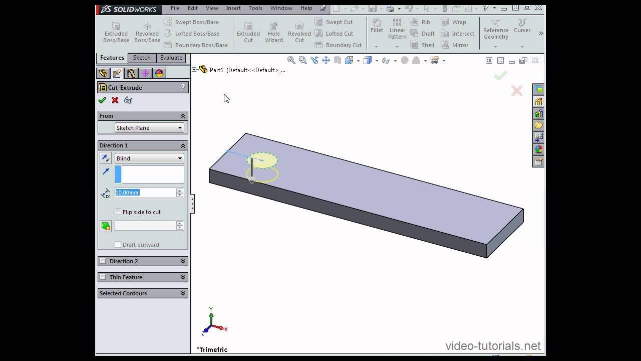 How to use Simulation Xpress #1 SOLIDWORKS tutorials (Simulation) - YouTube
